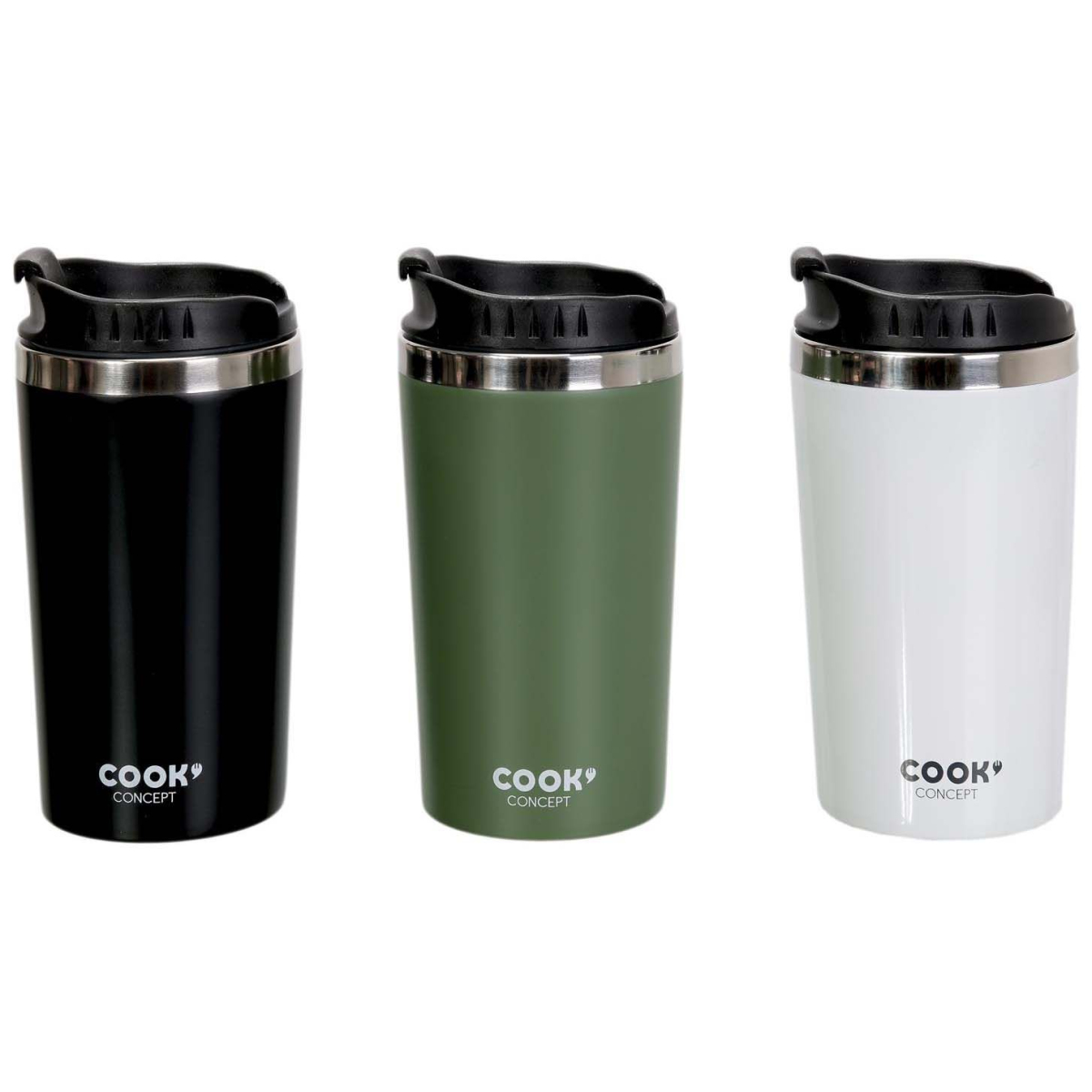 Mug de transport double paroi 35 cl Kyle lot de 3 couleurs assorties ...