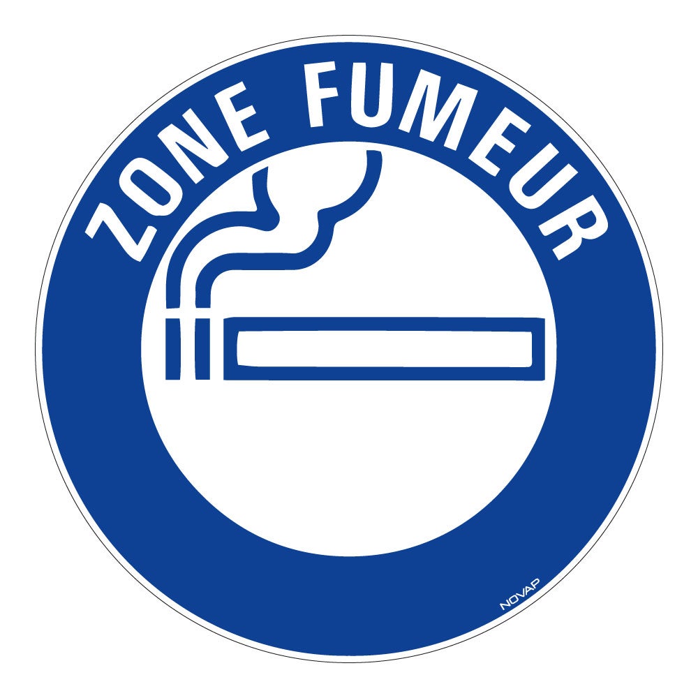 Panneau Zone fumeur - Rigide Ø450mm - 4080321 | Leroy Merlin