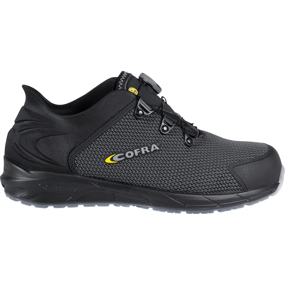 Chaussures de sécurité COFRA AEROBIC ESD S3S SC FO SR Gris / Noir 41 ...