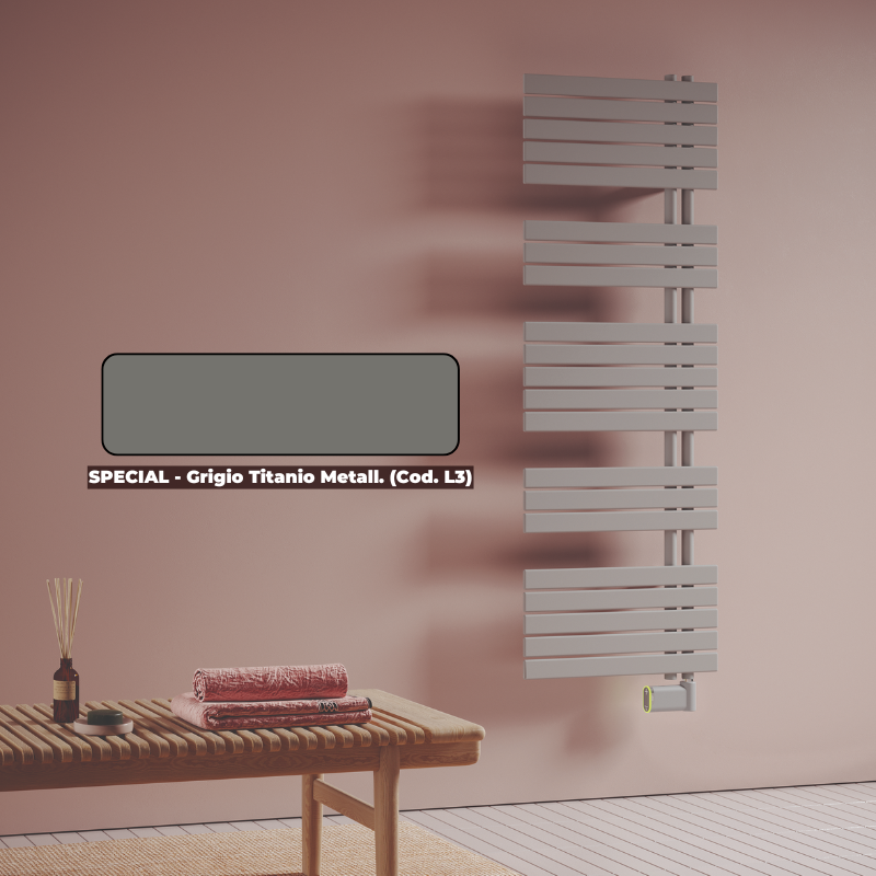 IRSAP - SOUL_S connecté Sèche-serviettes électrique 500W gris titanium ...