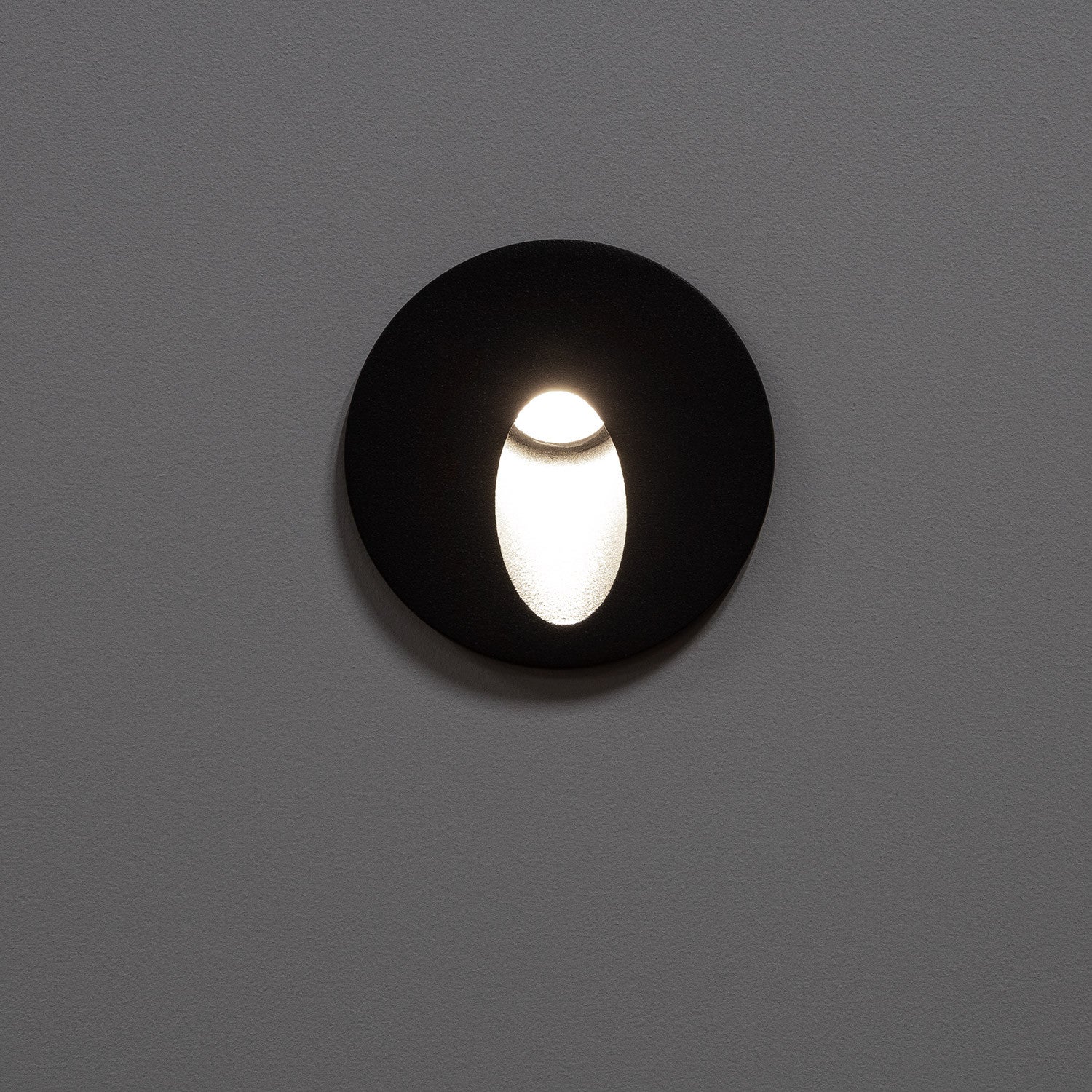 Ledkia - Baliza Exterior LED 3W Empotrable Pared Circular Aluminio Gris ...