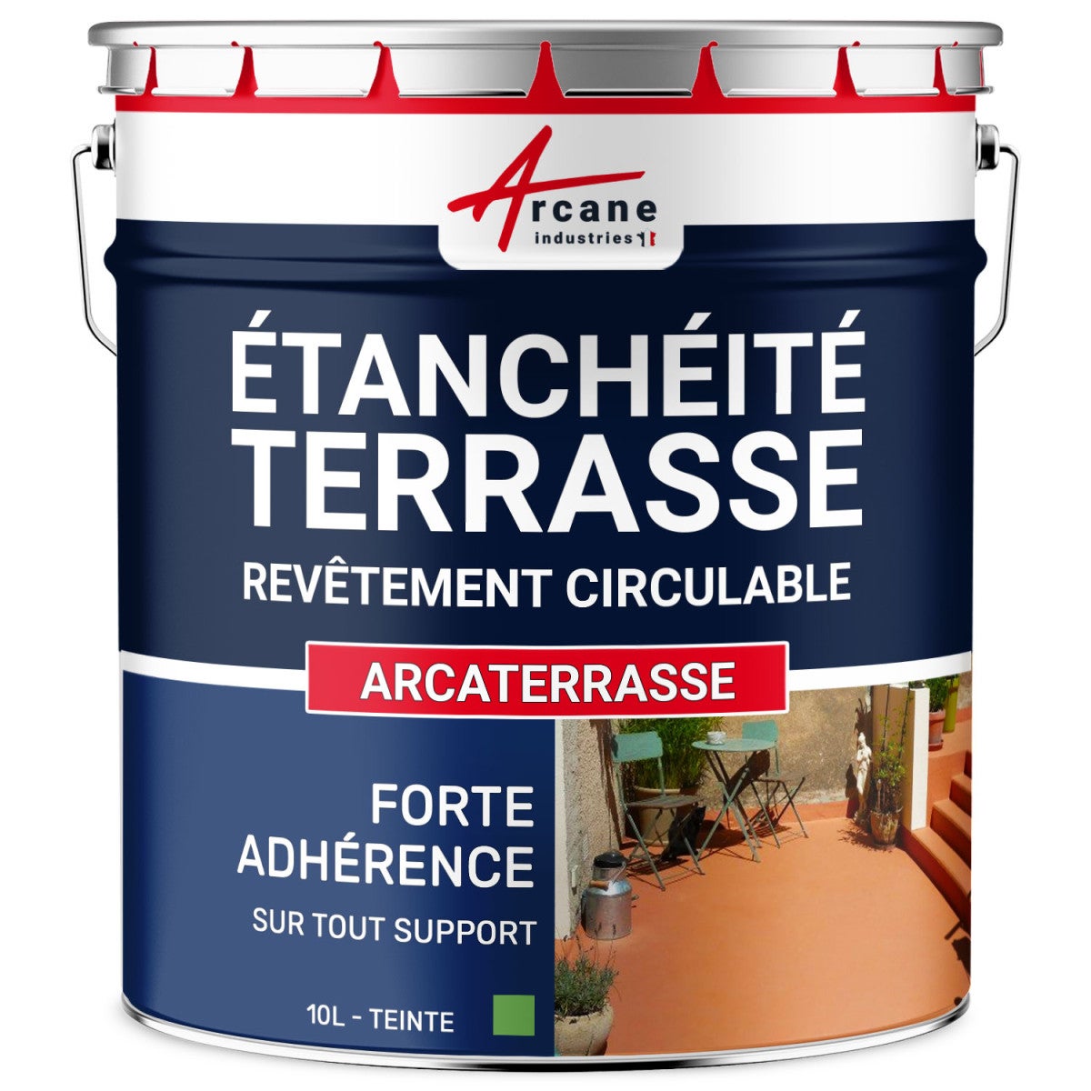 Résine Etanchéité Terrasse Circulable - Peinture Colorée - ARCATERRASSE ...