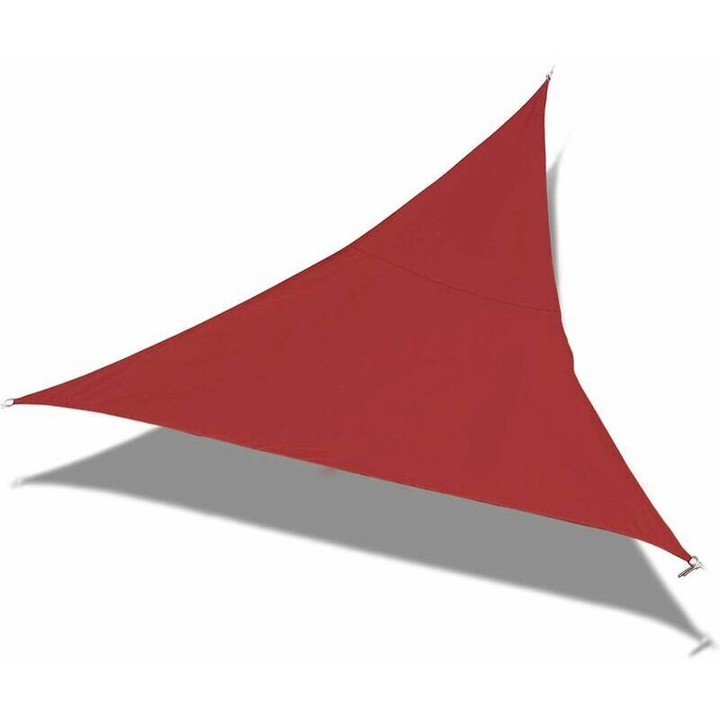 Toldo triangular de 3,6 x 3,6 x 3,6 m, tela de sombra para jardín y ...