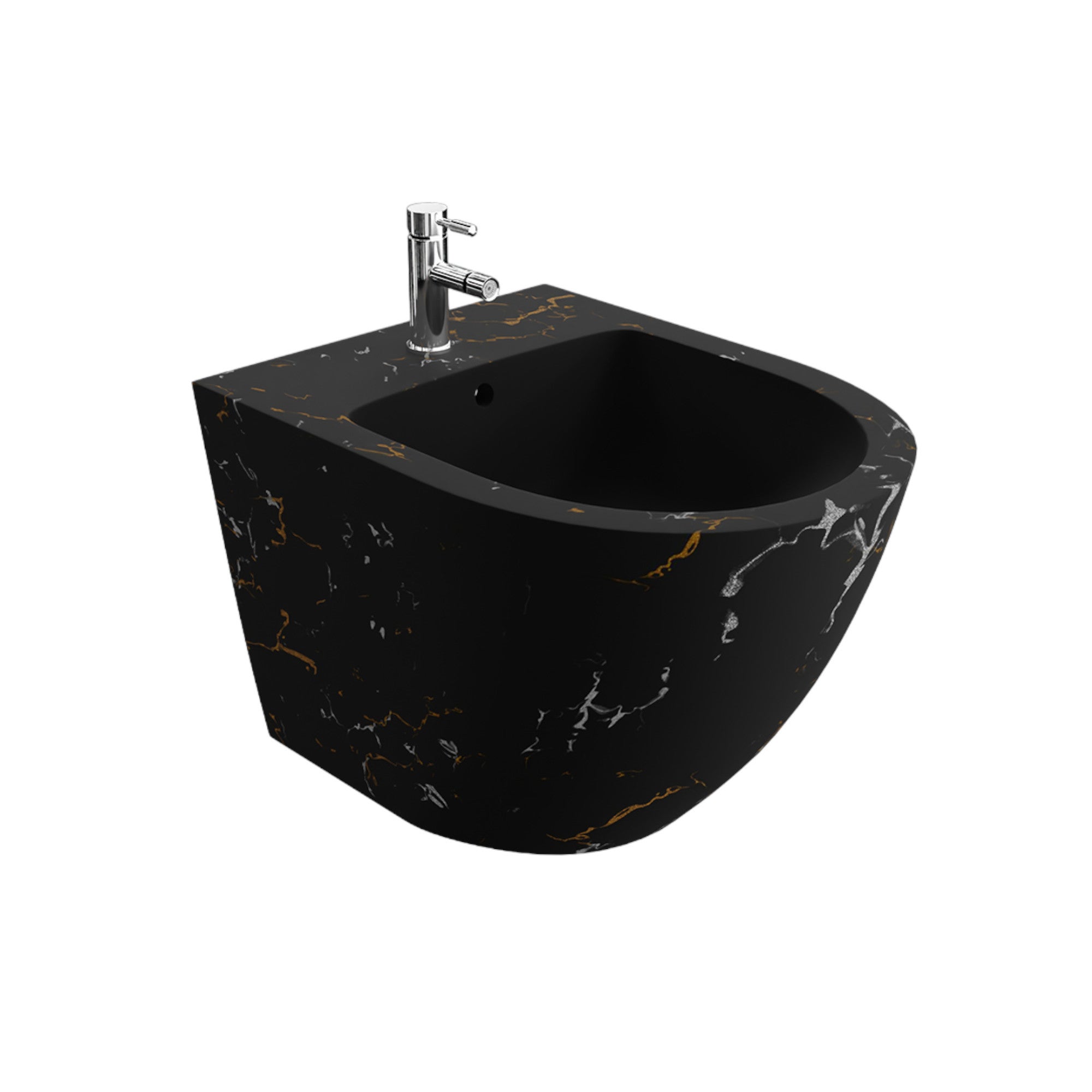 LAVITA Bidet mural universal Sofi Fire avec trou de robinet et trop ...