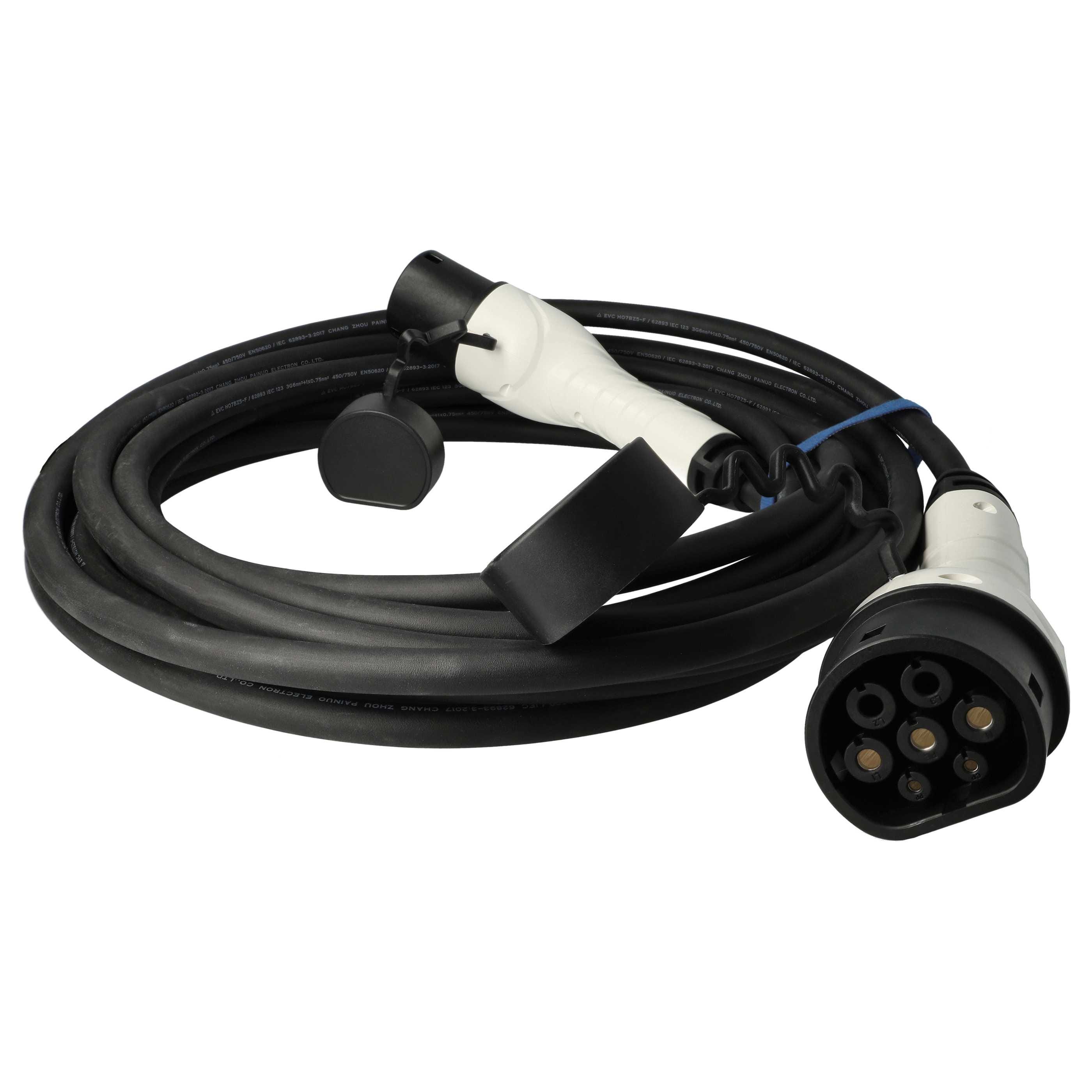 Vhbw Câble De Recharge Type 2 Vers Type 2 Compatible Avec Mercedes Gle