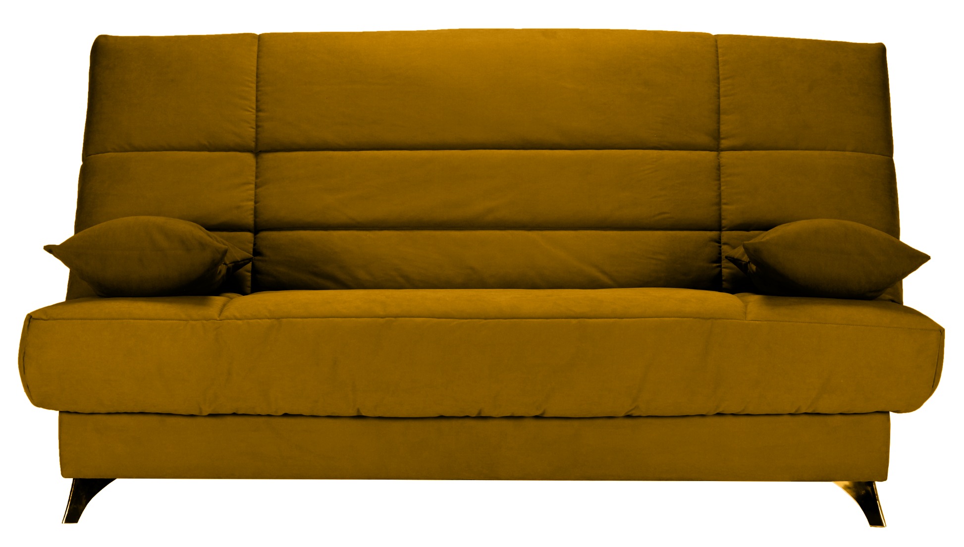 Banquette Clic-clac tissu 130x190 matelas Bultex 14cm avec rangement ...