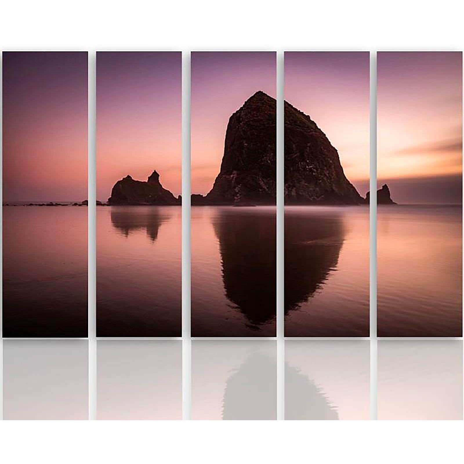 Tableau eau de roche toile cinq-photo - 150 x 100 cm | Leroy Merlin