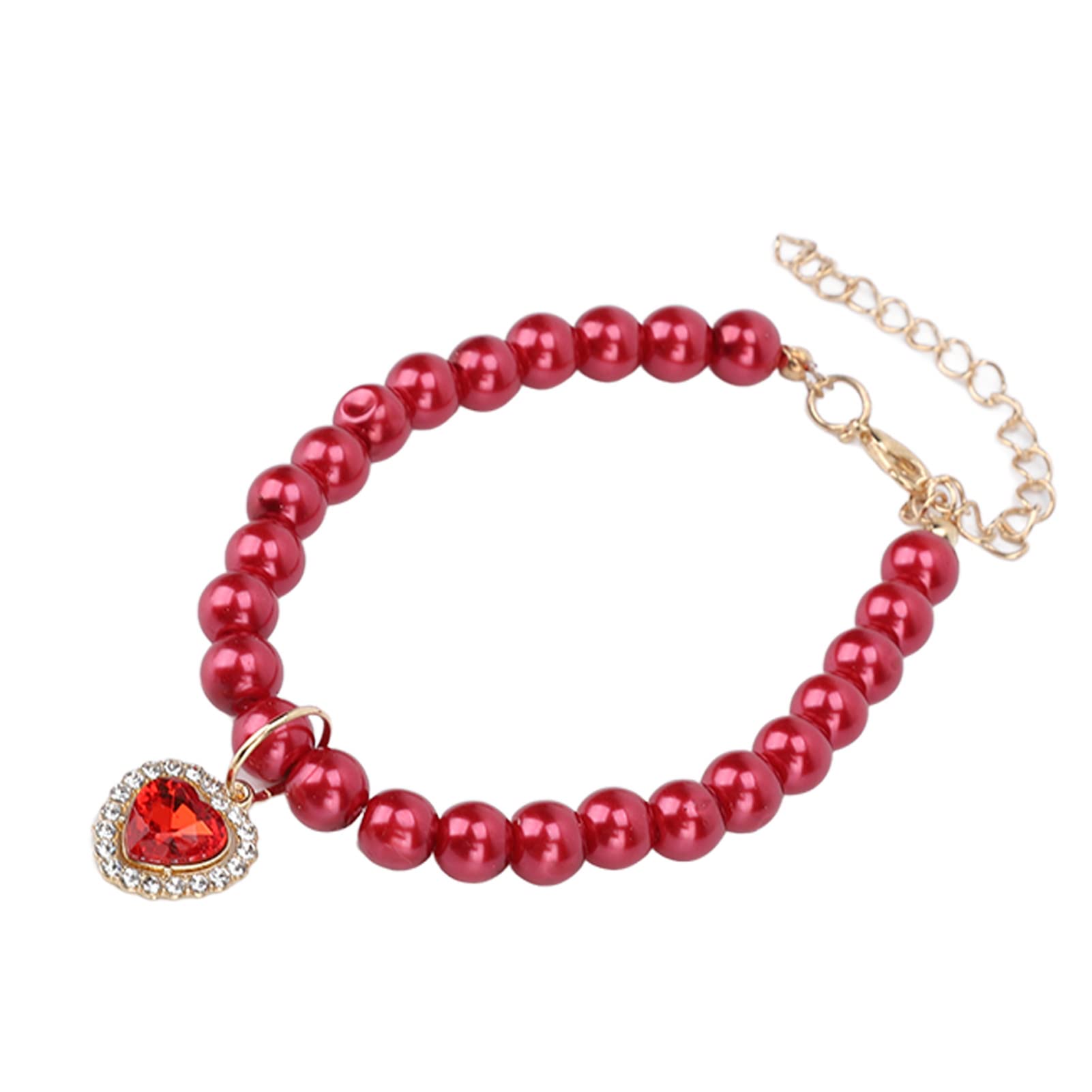 Collier pour animal de compagnie réglable et élégant en forme de cœur ...