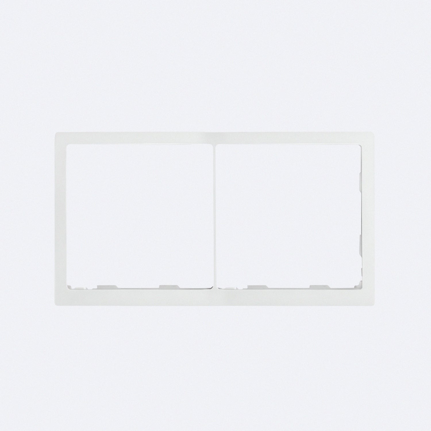 Cadre PC 2 Modules Square Blanc | Leroy Merlin