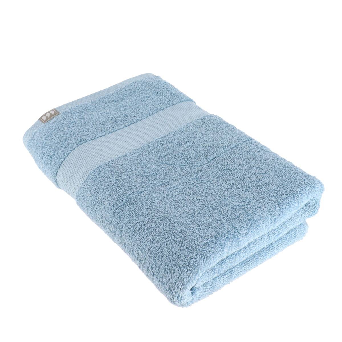Tendance - Toalla de baño 70x130 cm 100% algodón - azul claro | Leroy ...