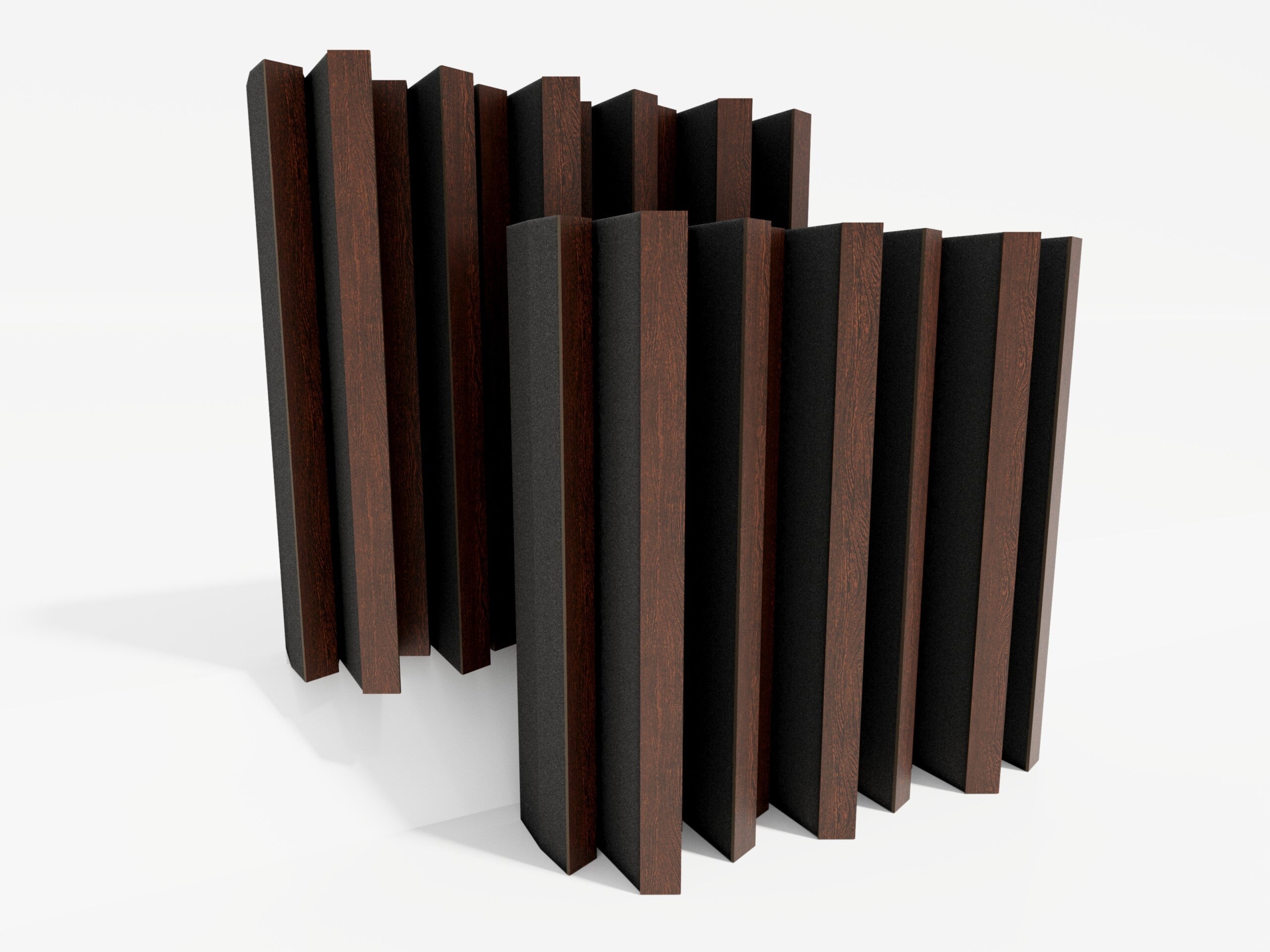 Lot de 2 Diffuseurs acoustiques artistiques ARTO 50x50 cm - 0.5 m² surf.totale - MDF perforé ...