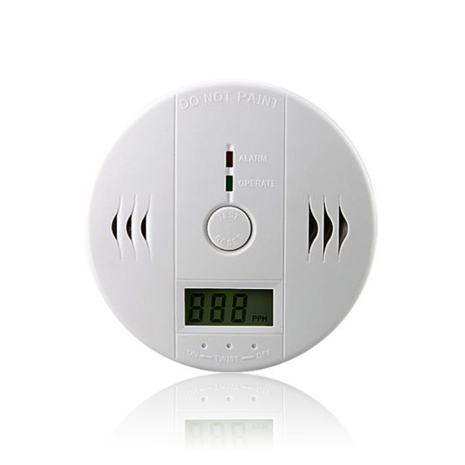 Détecteur de monoxyde de carbone blanc Feuermelder avec alarme sonore ...