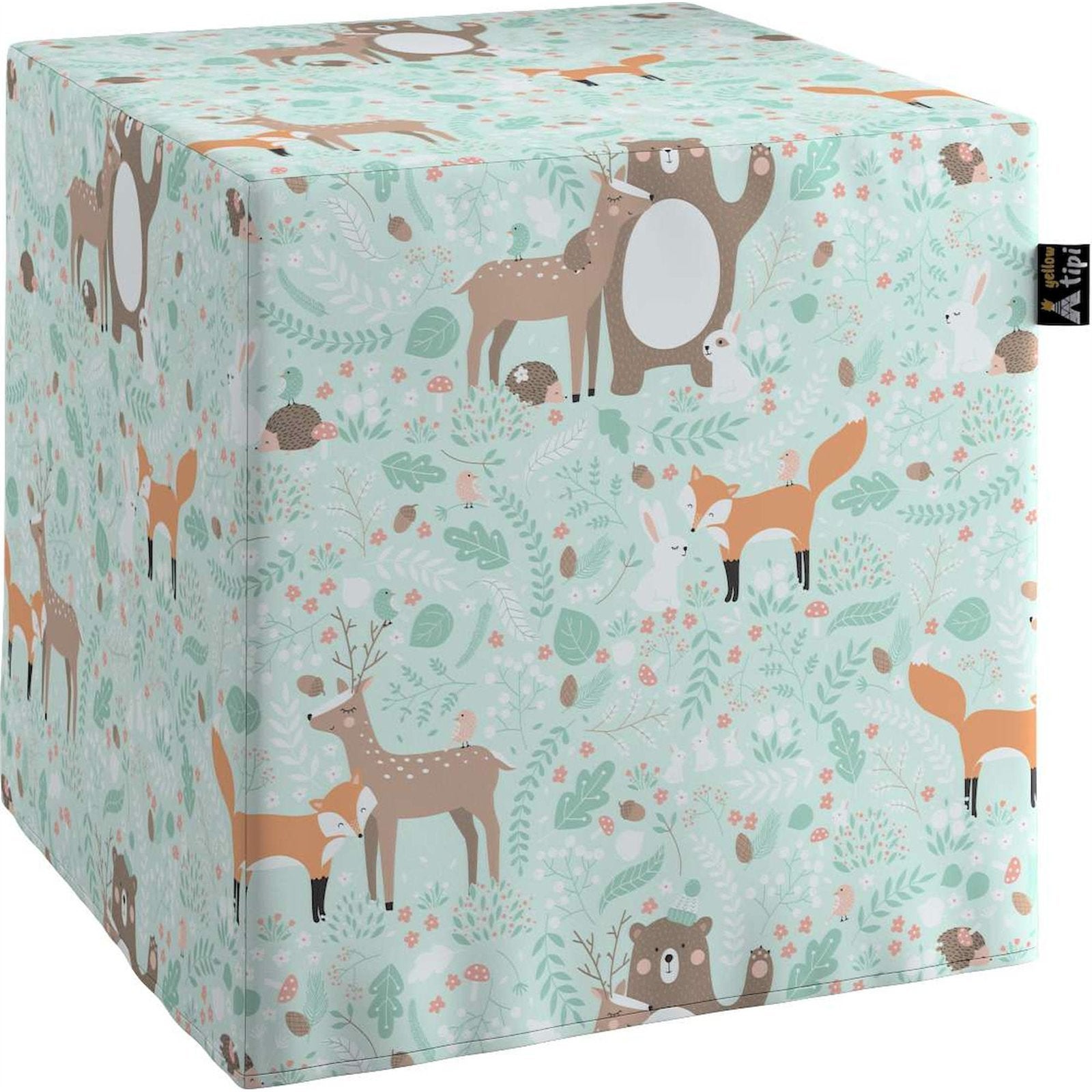Pouf cube Magic 40 x 40 x 40 cm Multicolore | Leroy Merlin