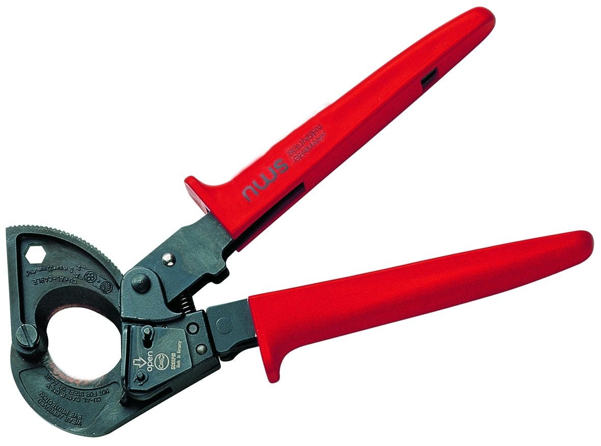 Cortacables acción carraca Al+Cu 250 x 32 mm NWS 046-250 | Leroy Merlin