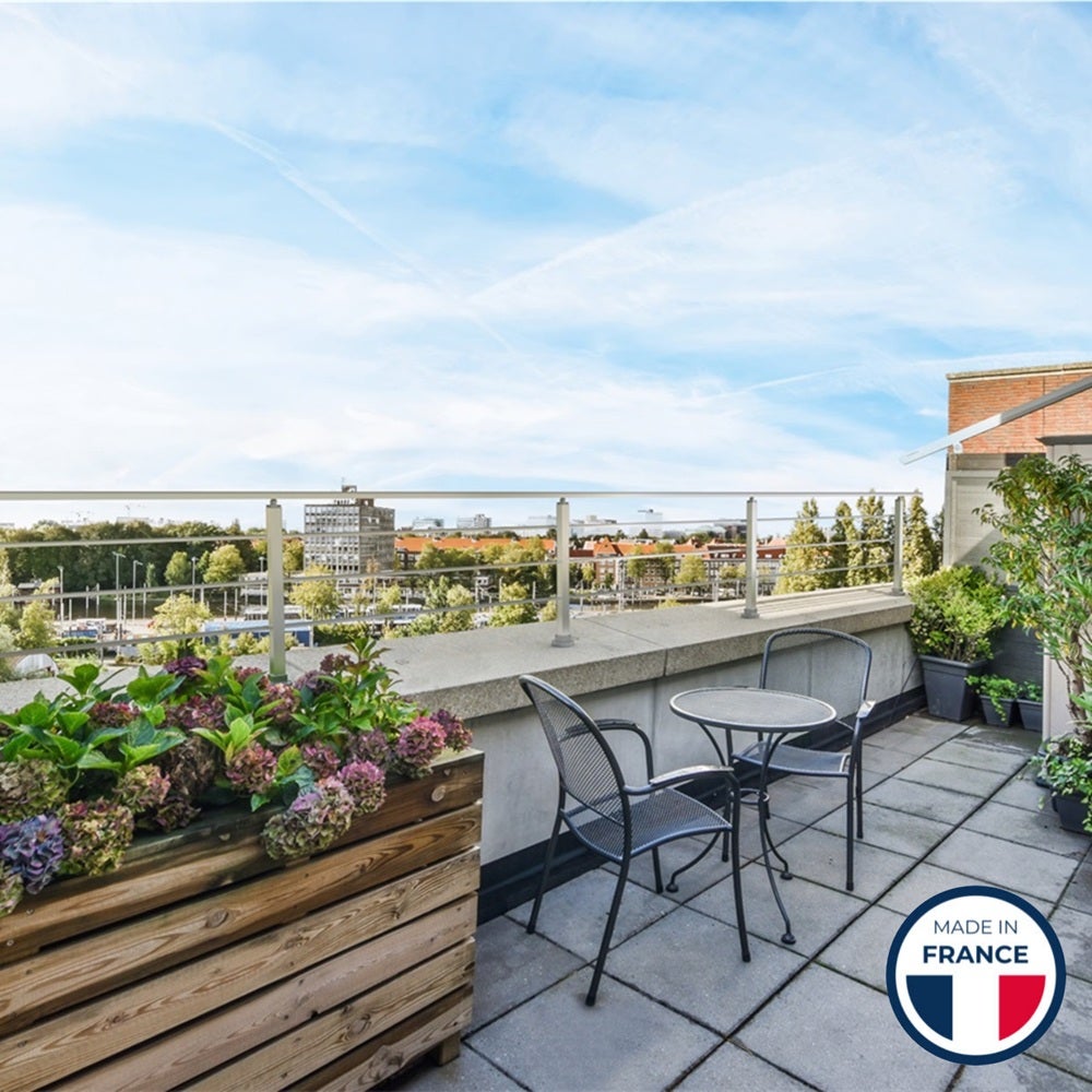 Garde-corps aluminium sur muret, 3m pose en applique, intérieur et ...