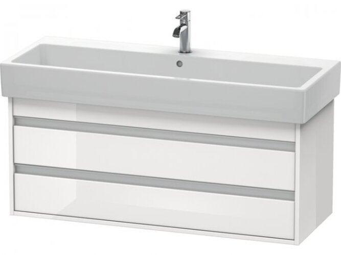 Duravit Ketho bâti-support lavabo suspendu, 1150x480x440 mm, 2 tiroirs ...