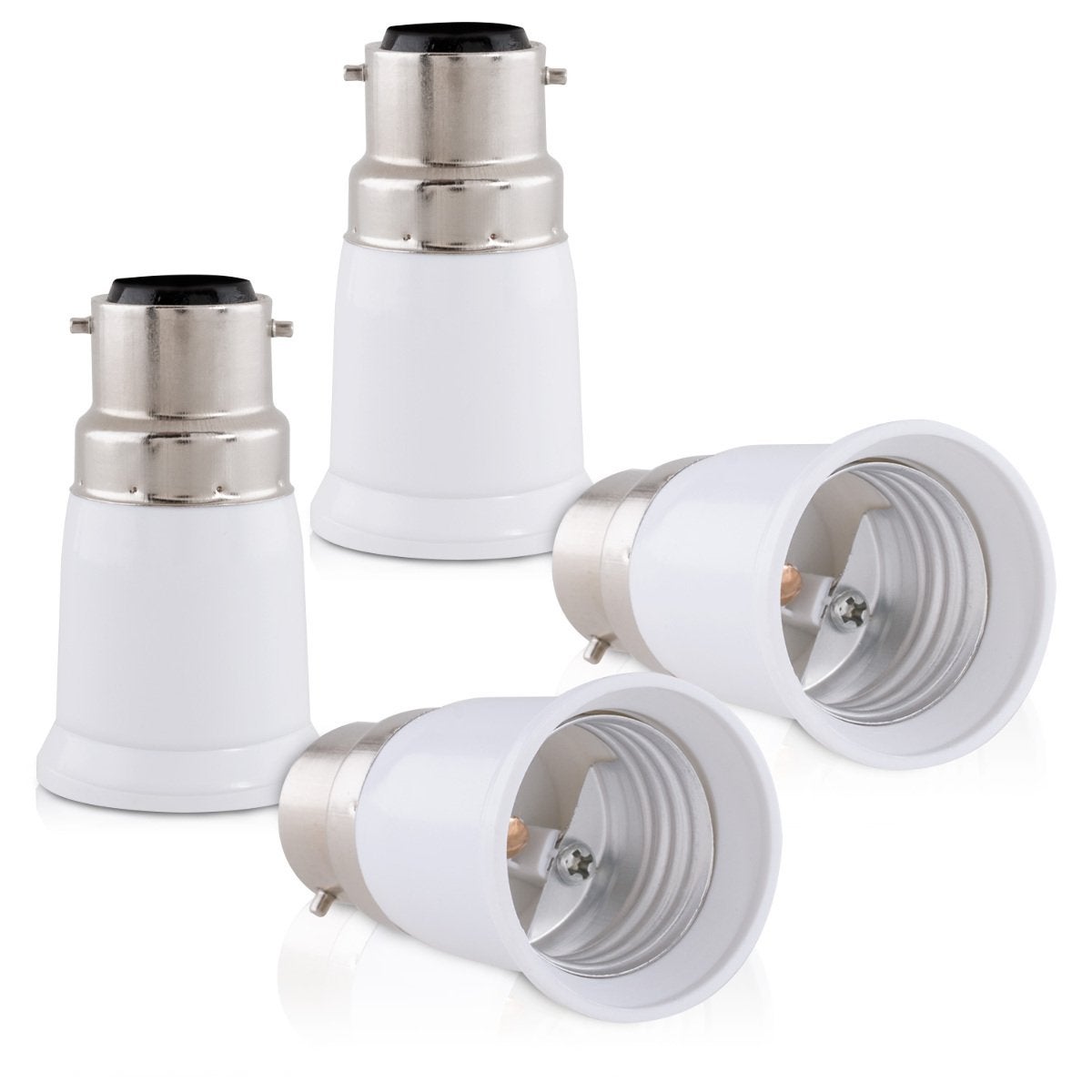 4x adaptateur de douille - Convertisseur douilles B22 vers E27 ...