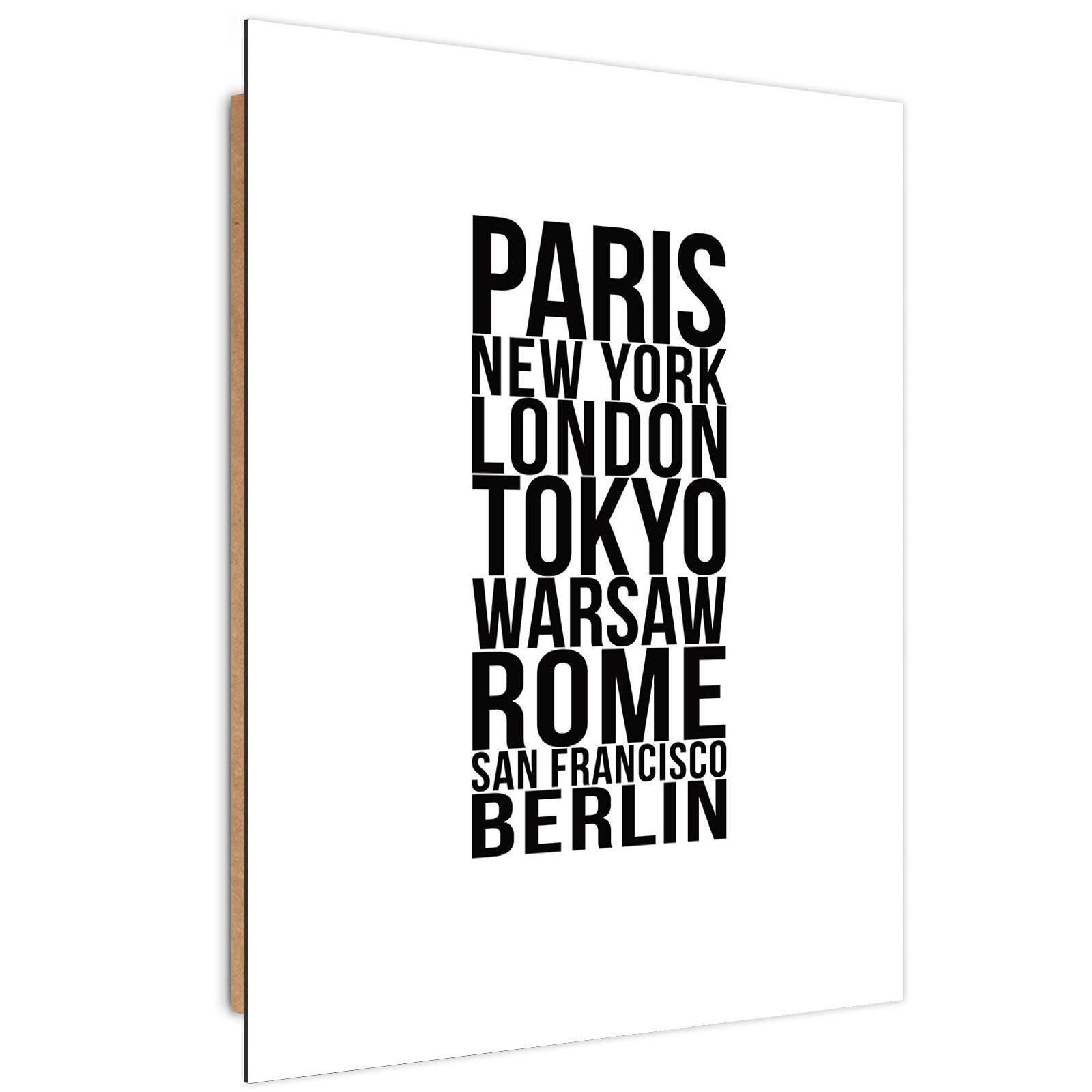 Tableau bois paris | Leroy Merlin