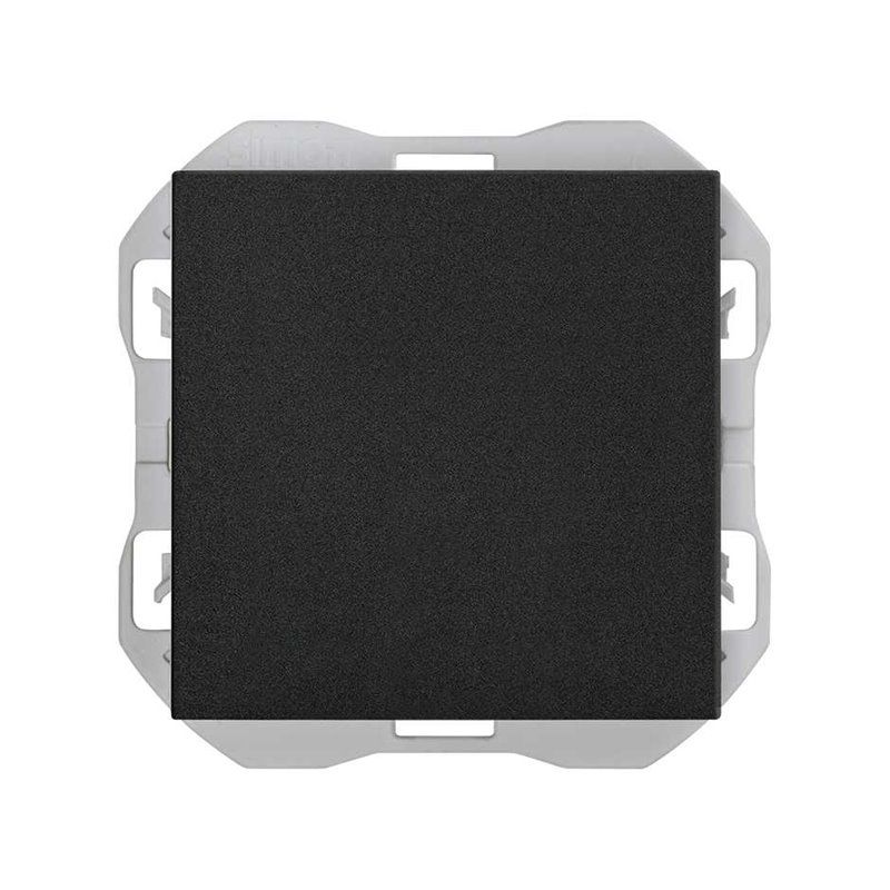 SIMON 270 | Plaque vierge noire mate 20000800-098 | Leroy Merlin