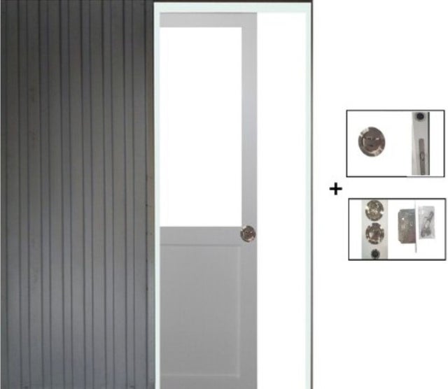 Kit pour porte coulissante a galandage au meilleur prix | Leroy Merlin