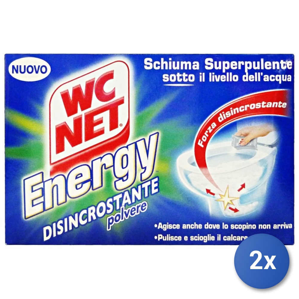 2x Wc Net Energy Bagno Polvere 4 Buste Disincrostante | Leroy Merlin
