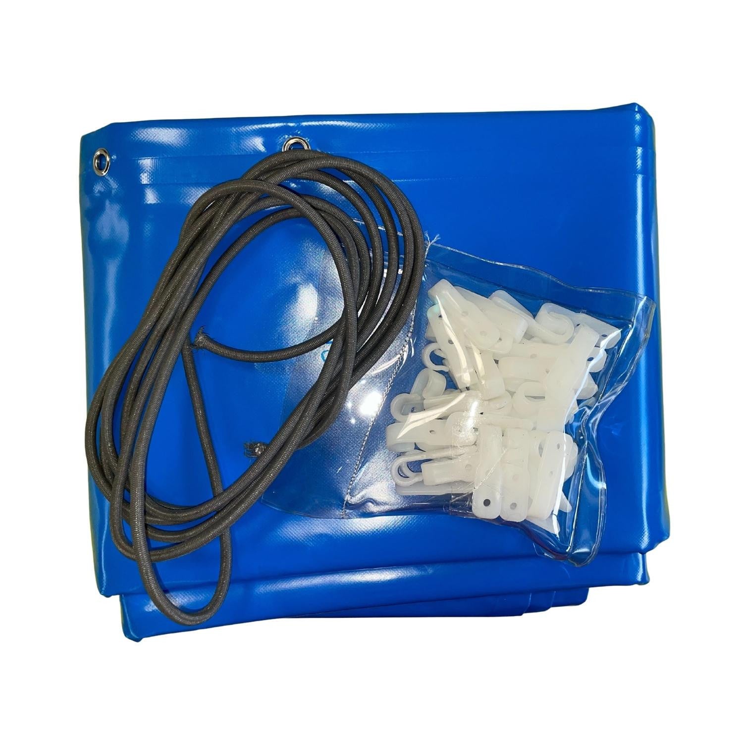 Bâche hivernage piscine hors sol Blooma Lunda Ø 412 cm - Toile PVC 640 ...