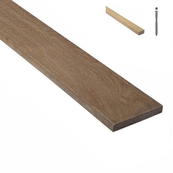 Kit Terrasse De 50m² En Bois Exotique Ipe Longueur Des Lames 950mm Avec