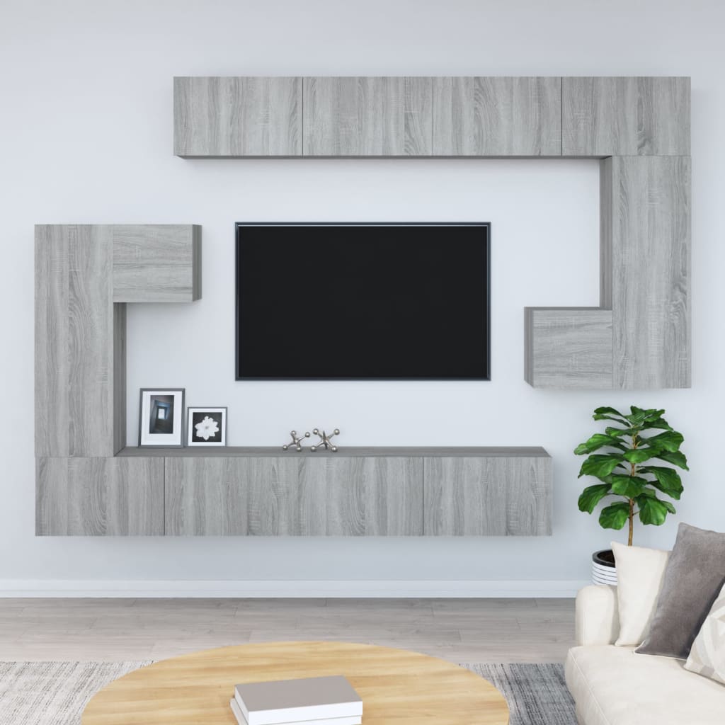 Mueble de pared para TV | Mueble de salón | Armario TV madera ...