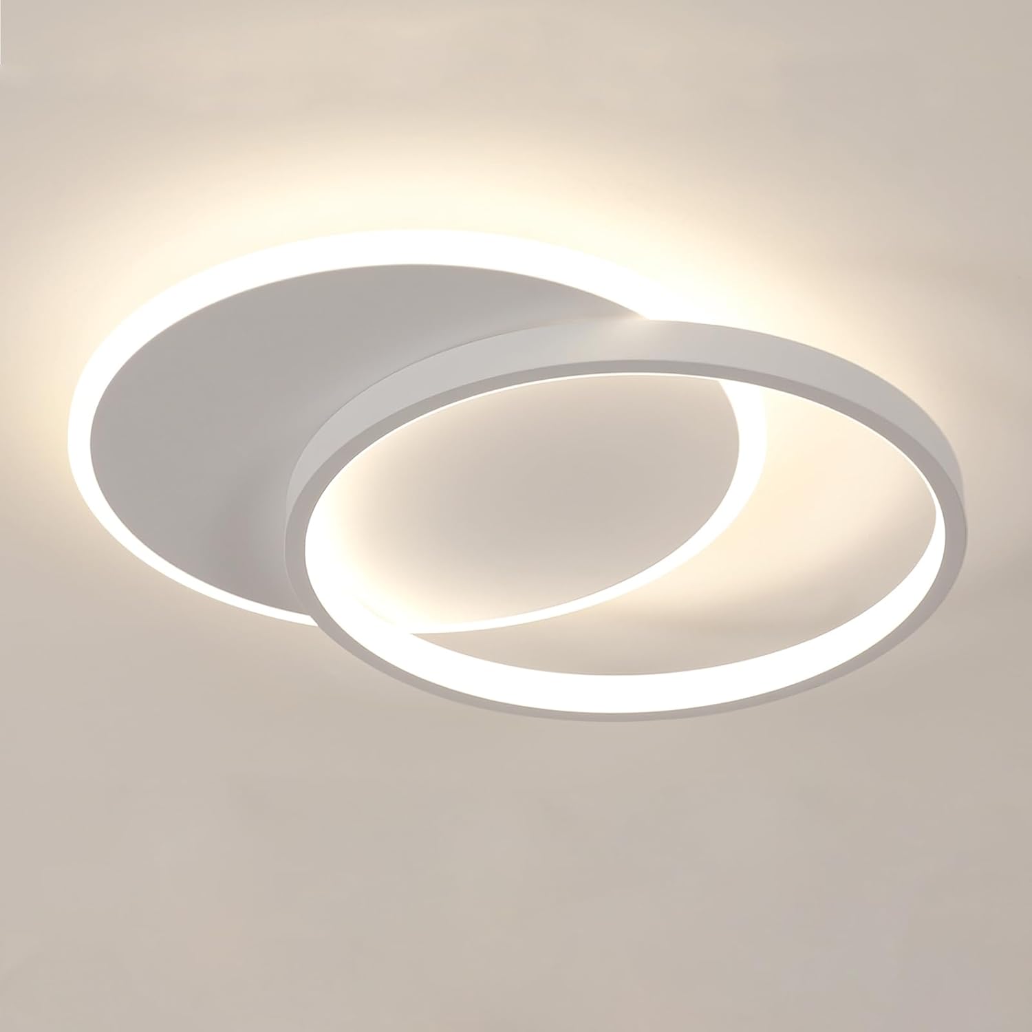 Plafón LED regulable con mando 32W 3 temperaturas moderno para cocina ...