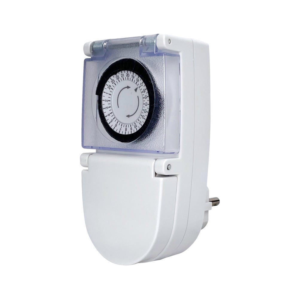 Programmateur Journalier mécanique, IP44, 24 programmes, 3680W - Tibelec | Leroy Merlin