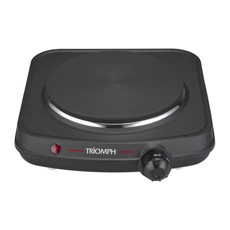 Réchaud électrique posable TRIOMPH 1 foyer - 180 mm - Noir | Leroy Merlin