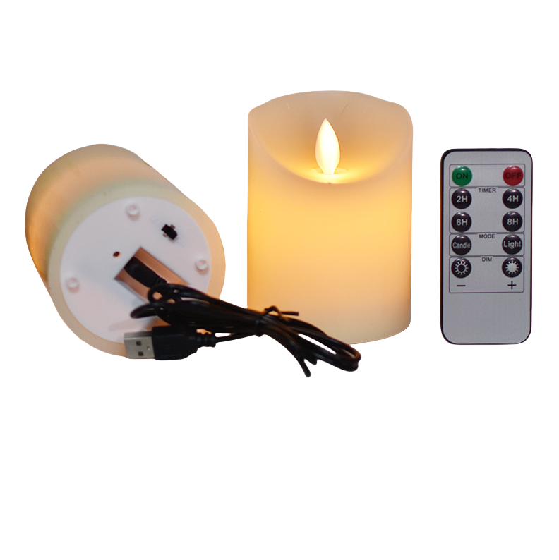 Luz de Vela LED, Velas Que Funcionan con Batería Recargable con Control ...