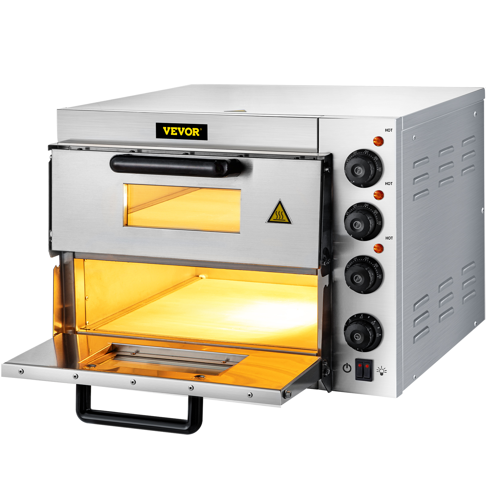 Four a Pizza Electrique VEVOR 3000 W Mini-Four a Chaleur 50 - 350 ...
