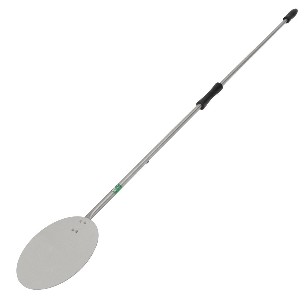 Paleta redonda profesional de acero inoxidable para girar y sacar la ...