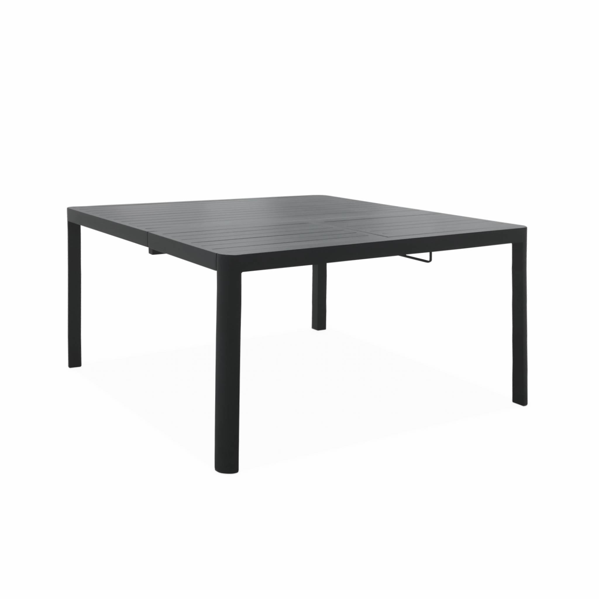 Table de jardin extensible. rectangle/carré. aluminium. rallonge ...