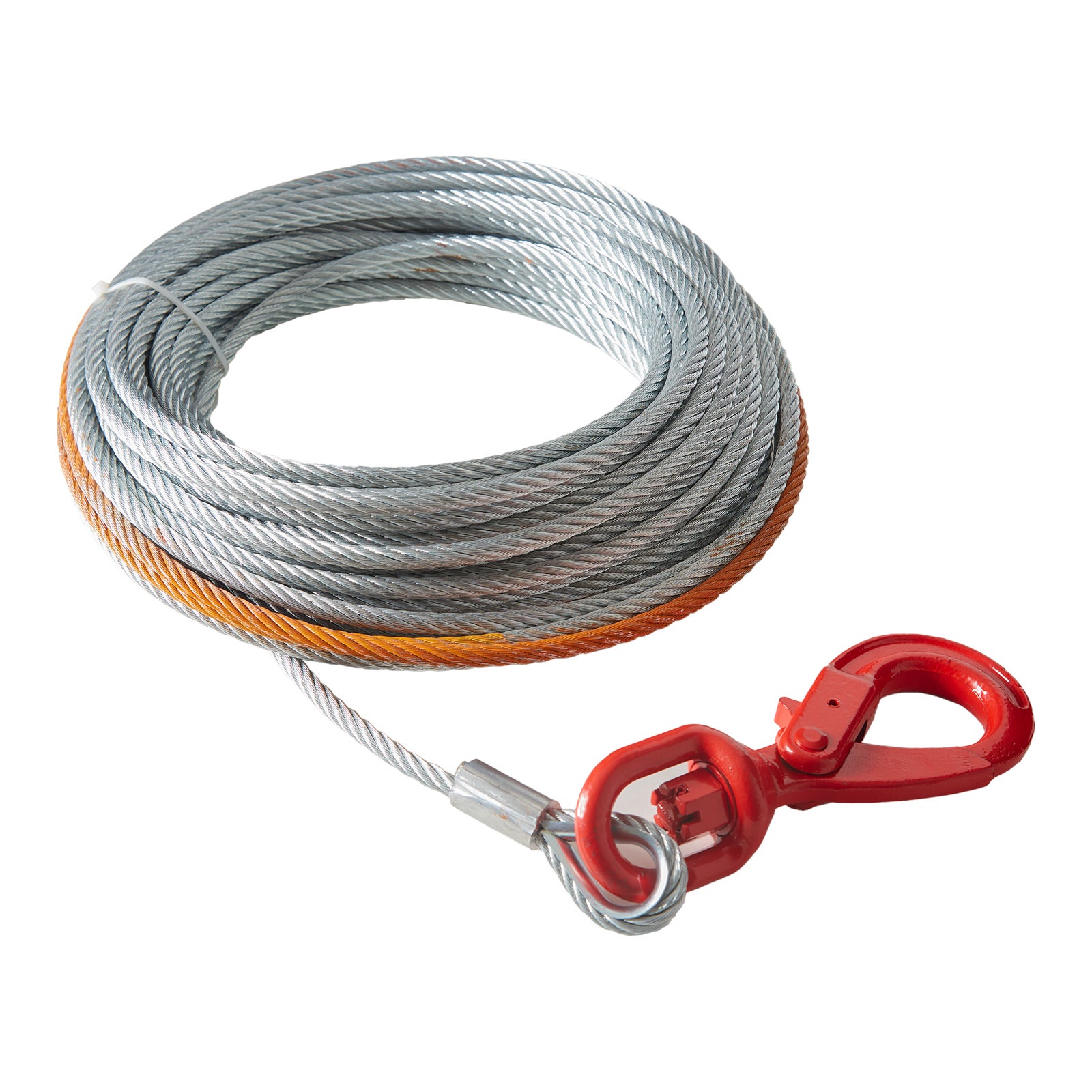 Câble de Treuil Métallique VEVOR 9,5mm x 22,9 m Corde en Acier ...