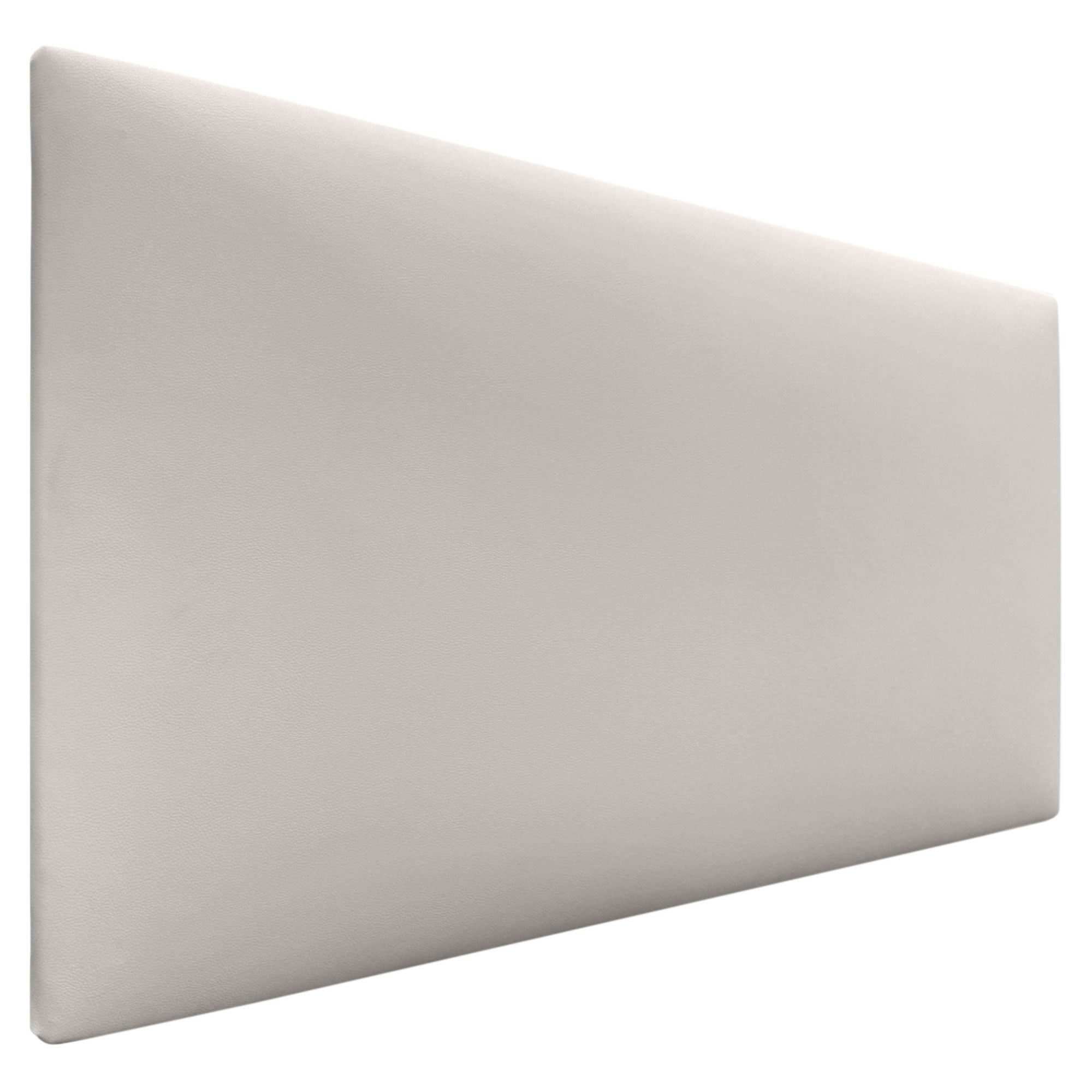 DHOME Cabecero de Polipiel Liso cabeceros Cabezal tapizado Cama (Polipiel Blanco Hueso, 110cm ...