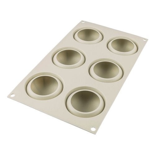Molde para tartas Silikomart 26234130065 Mini Drop 6 moldes | Leroy Merlin