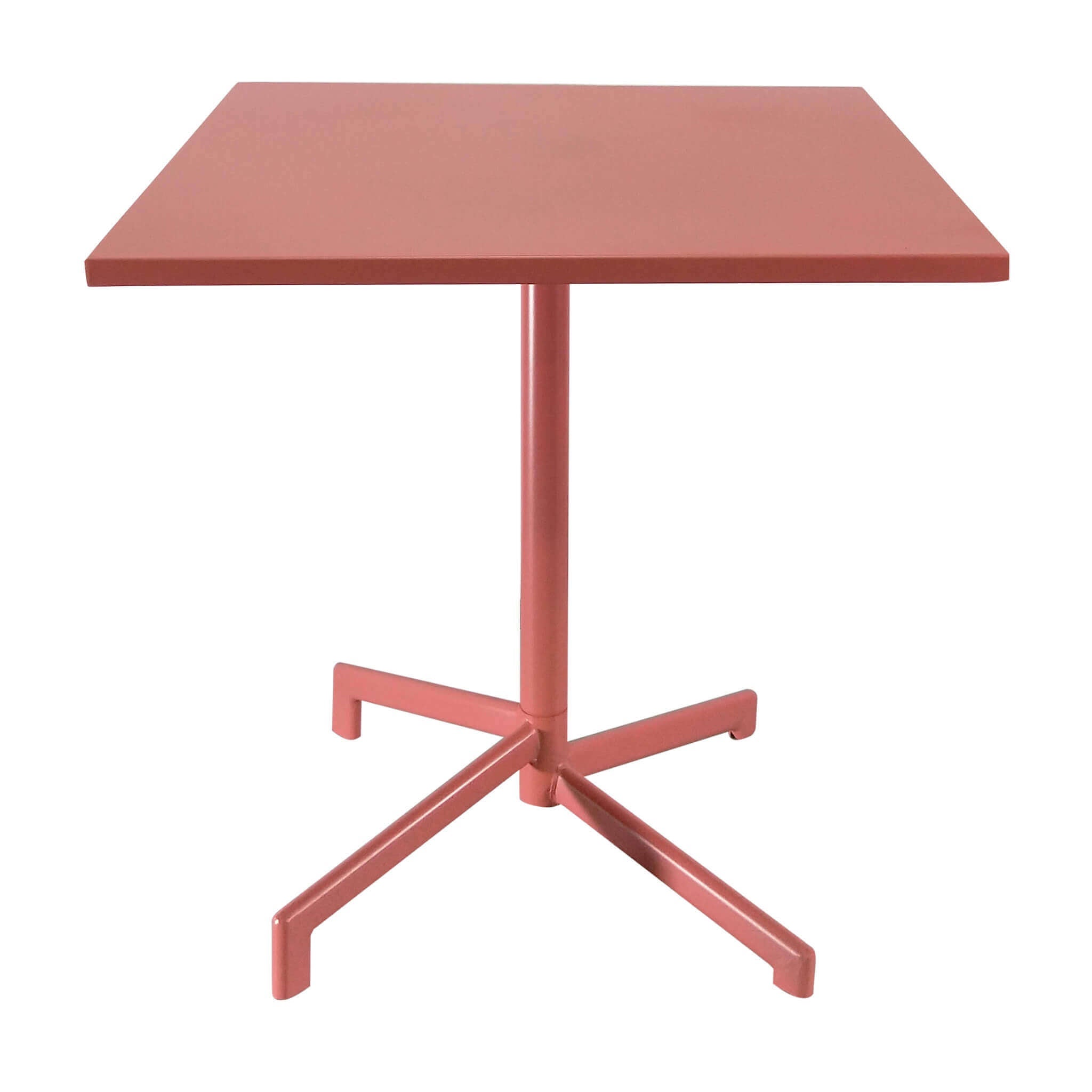 Table de jardin pliante carrée 70x70 cm à faible encombrement avec ...