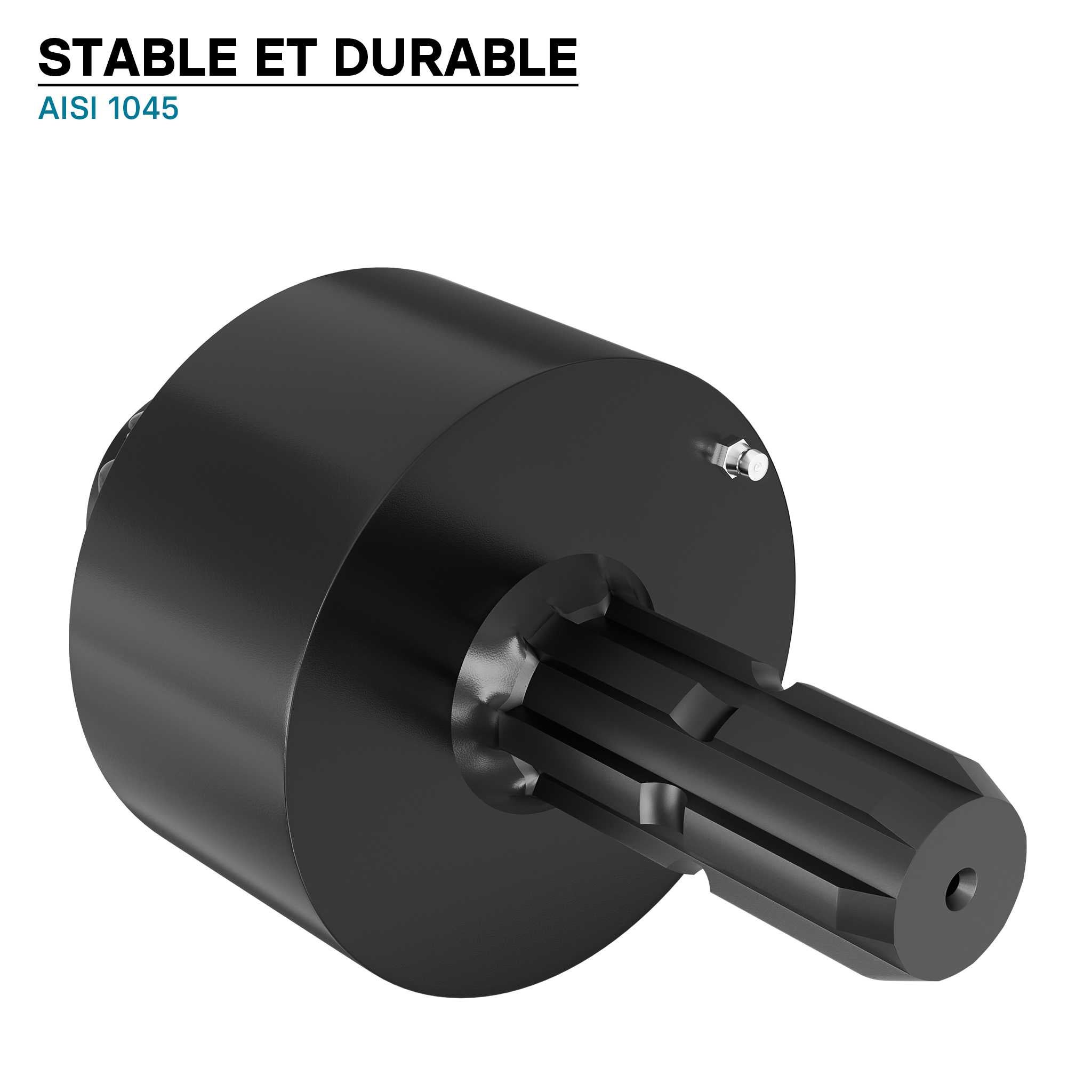 Embrayge à roue libre Arbre Cardan 201mm Filet Mâle Femelle 1 3/8 ...