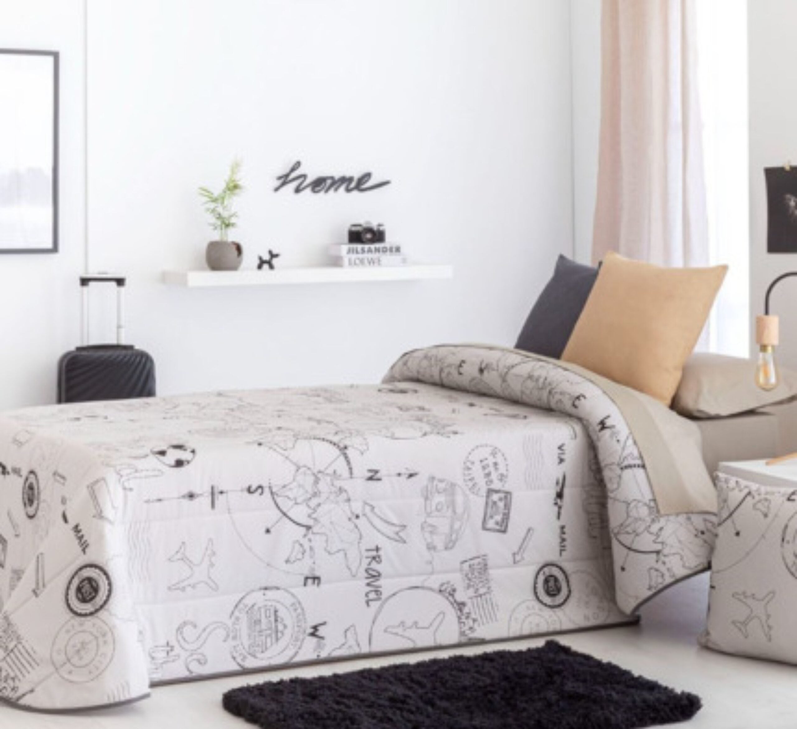 Colcha Bouti Juvenil Relleno 100 gr Viaje para Cama de 150 cm | Leroy ...