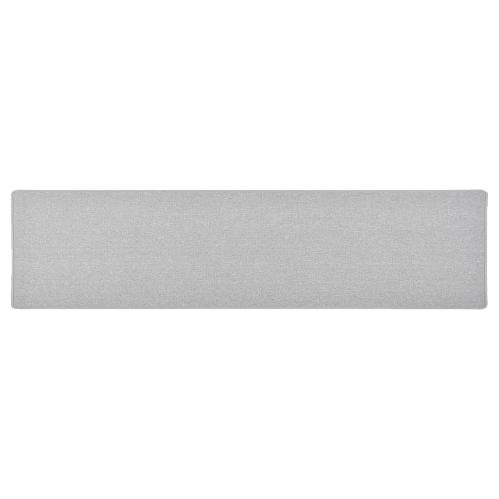 Alfombra de pasillo gris claro 50x200 cm | Leroy Merlin