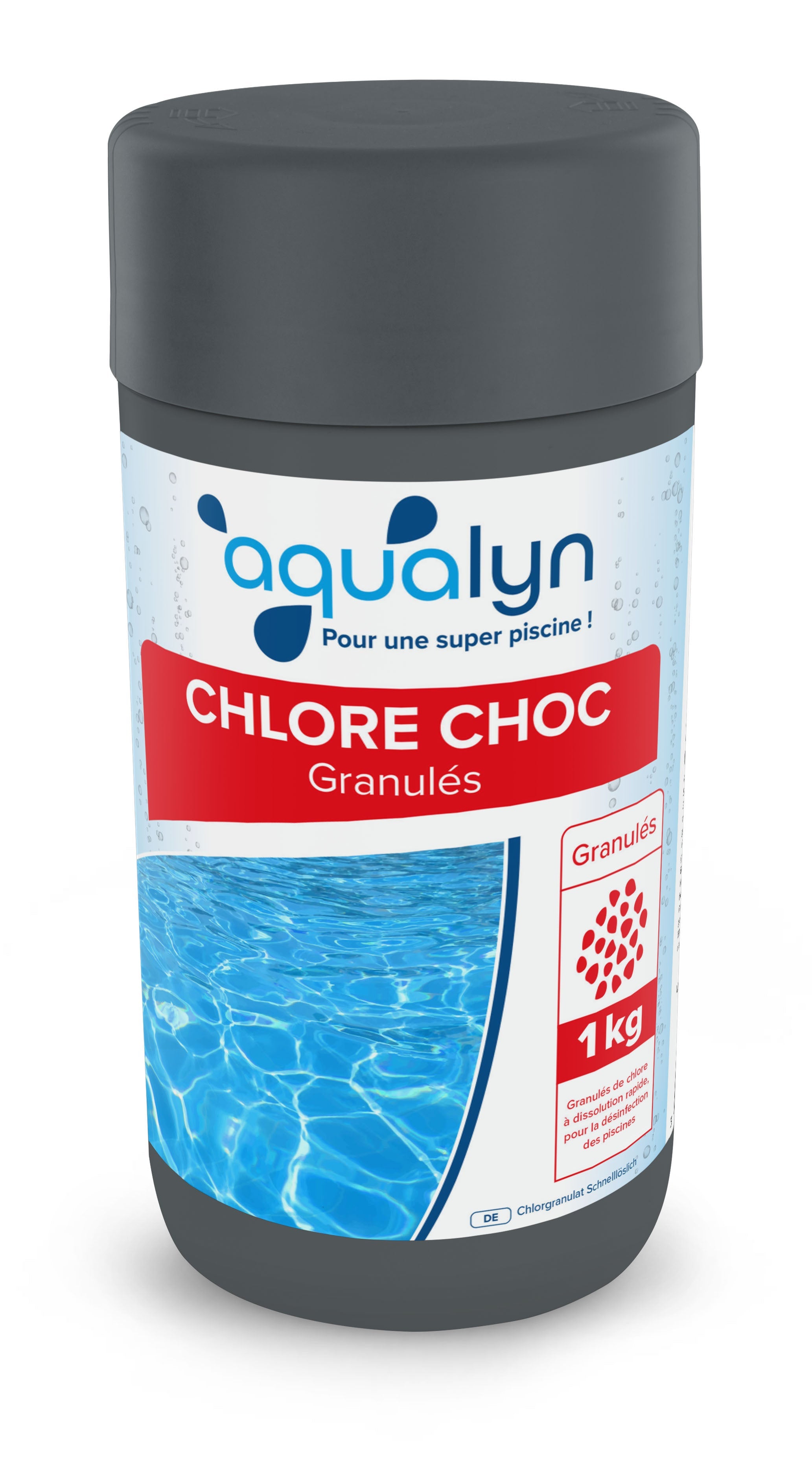 Chlore choc granulé 1 kg Aqualyn Unité | Leroy Merlin