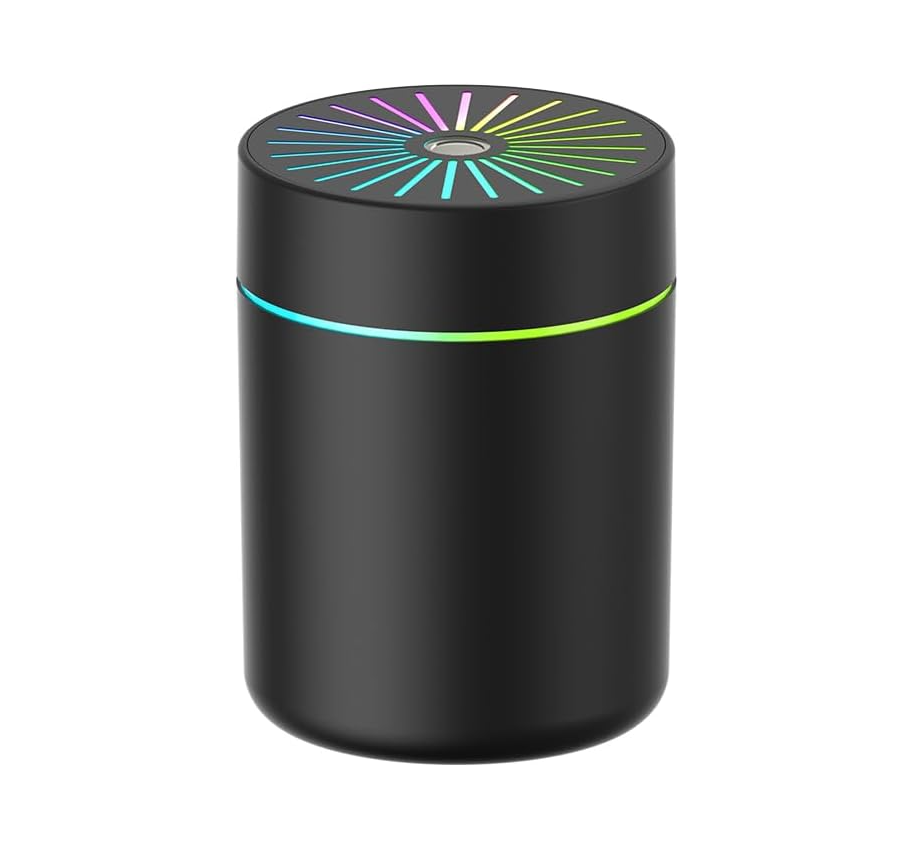 Petit humidificateur portable avec veilleuse LED couleur ...