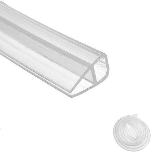 RECAMBIO JUNTA MAMPARA DE DUCHA PERFIL SILICONA TRANSPARENTE 12MM 2MT ...
