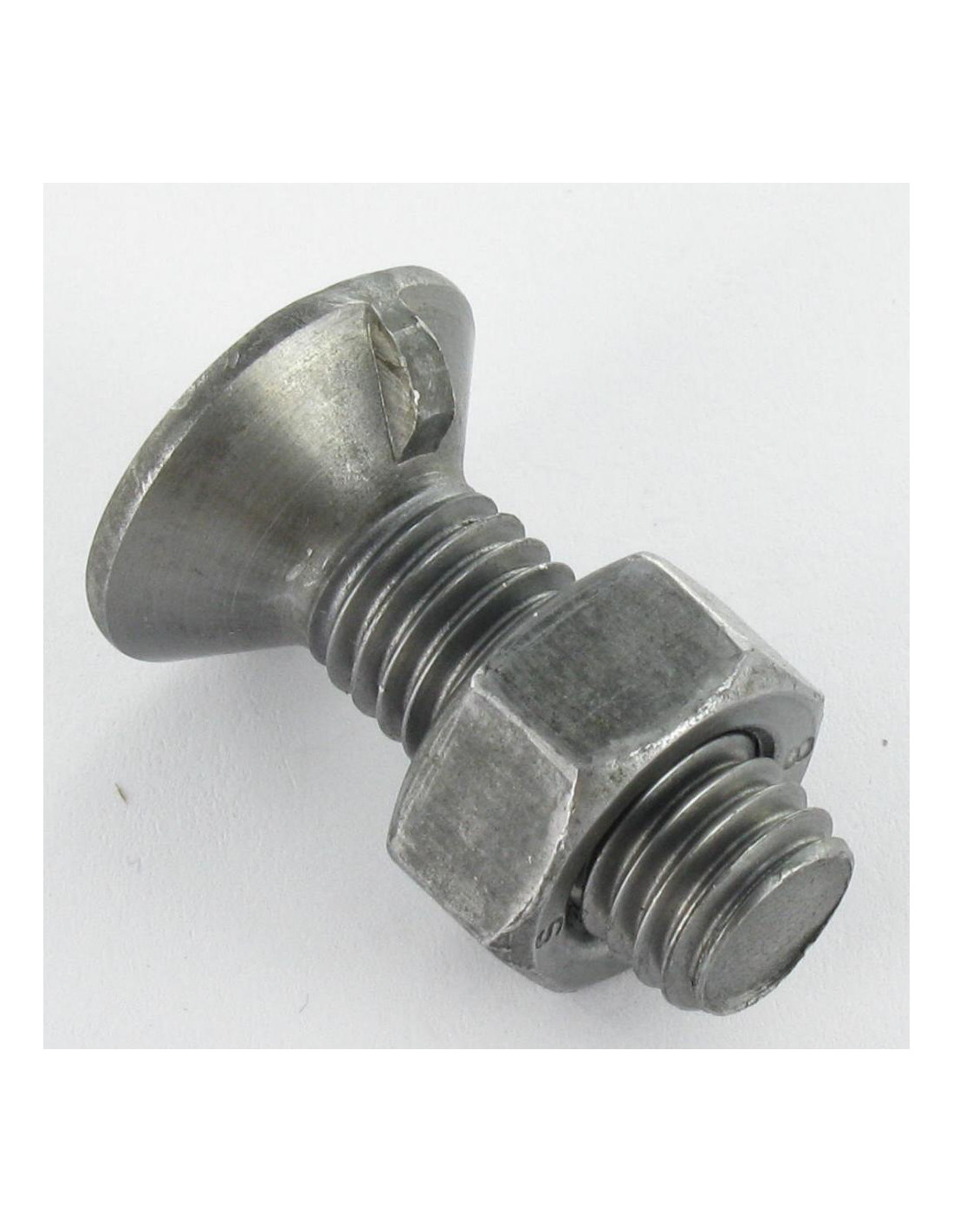 Vis métaux Tête fraisée TF M12X35 1 Ergot Acier brut-50 pièces | Leroy ...