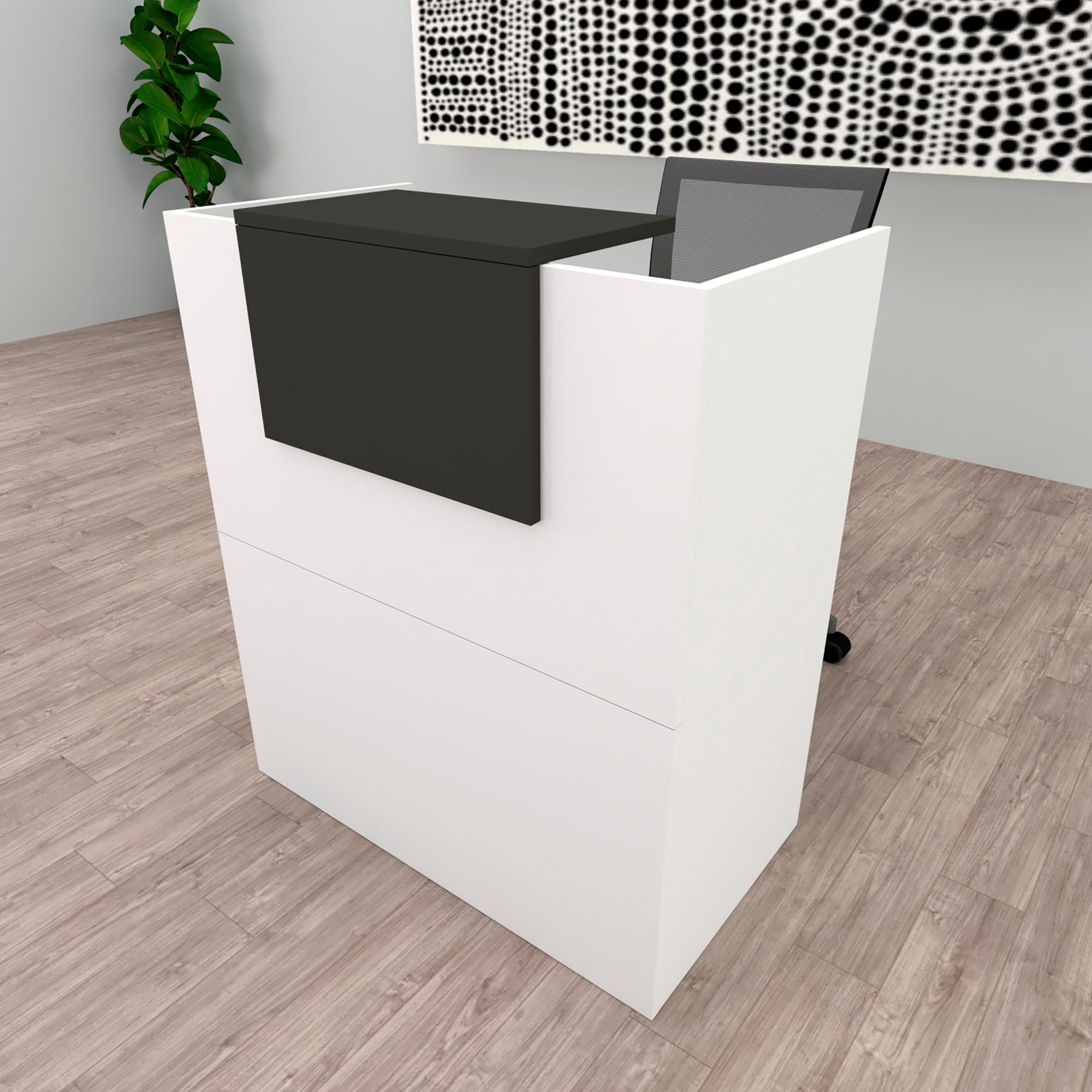 Henor Comptoir Oja. 90x50x107 cm Bois Avec table intérieure. Idéal pour ...