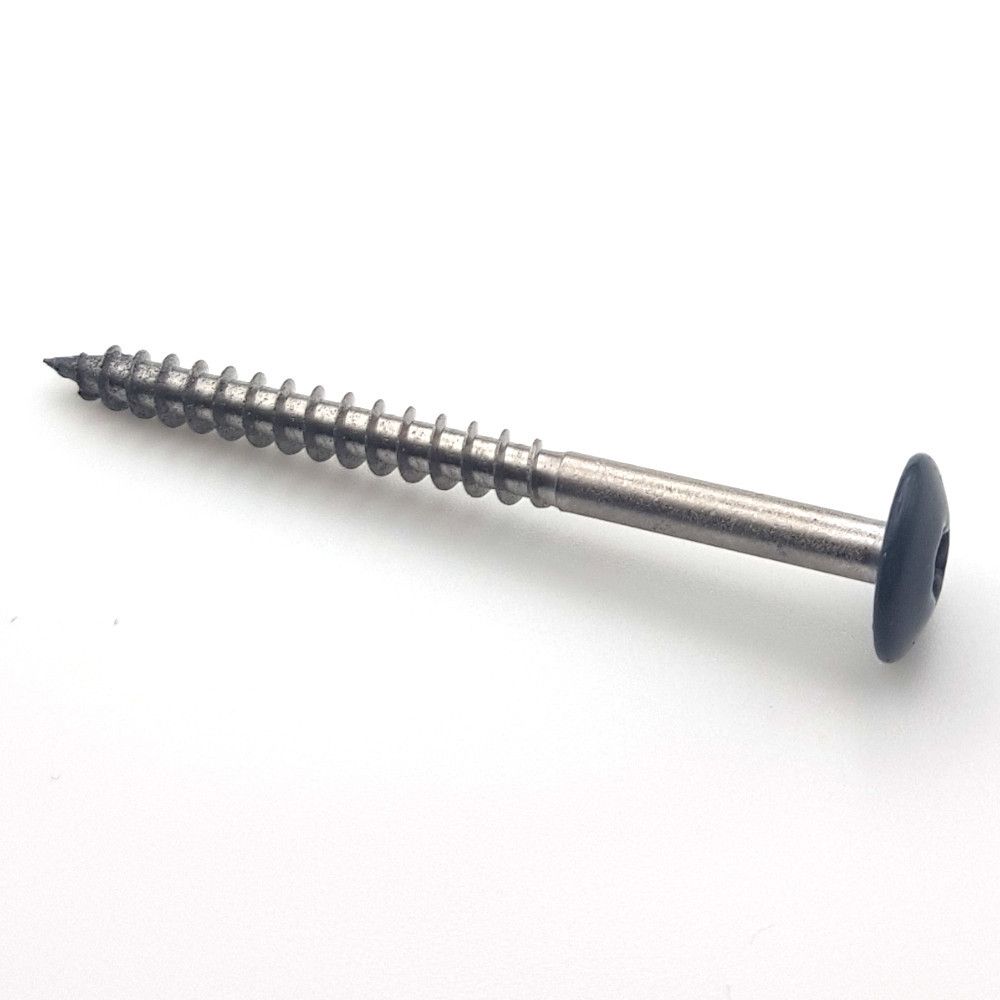 Vis pour panneaux de façade 4,8x50 mm RAL 7016 Gris anthracite Inox A2 ...