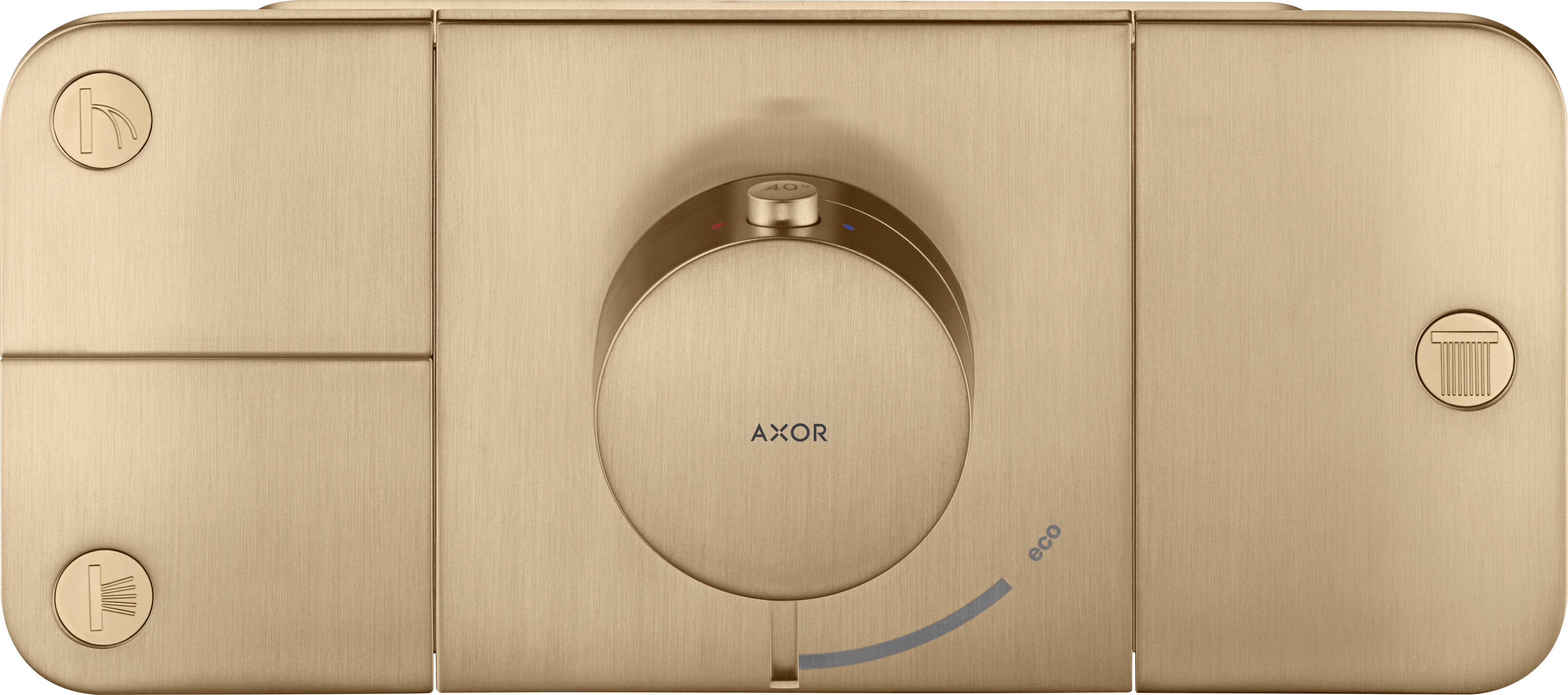 Módulo de termostato empotrado AXOR One de hansgrohe para 3 ...