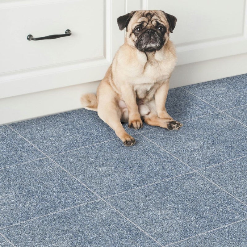 Suelo efecto hidráulico Mate CERTECA VINTAGE Azul oscuro 33,5x33,5 ...